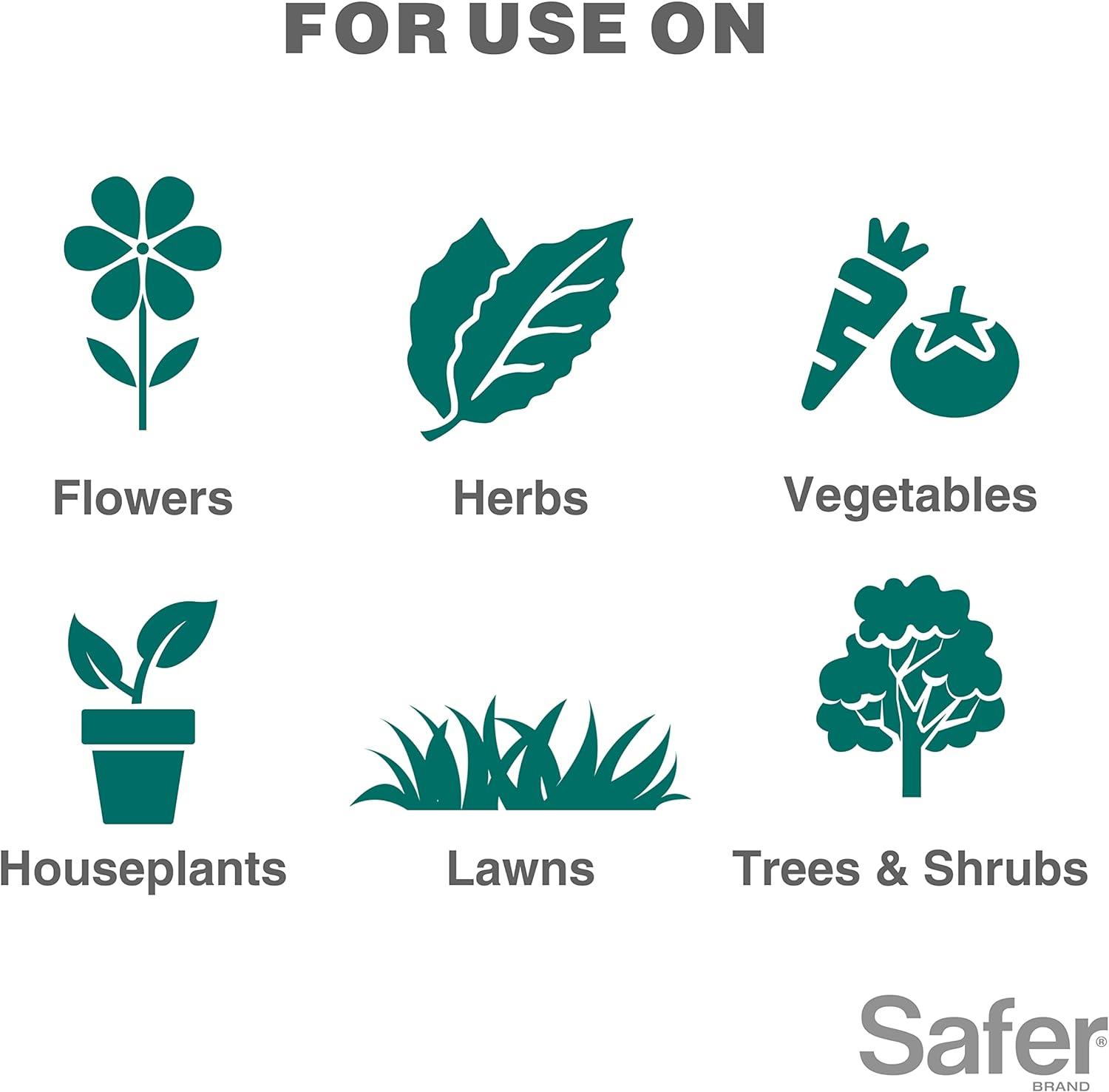 Safer Brand 5182-6 Neem Oil Concentrate Insecticide, Miticide ...